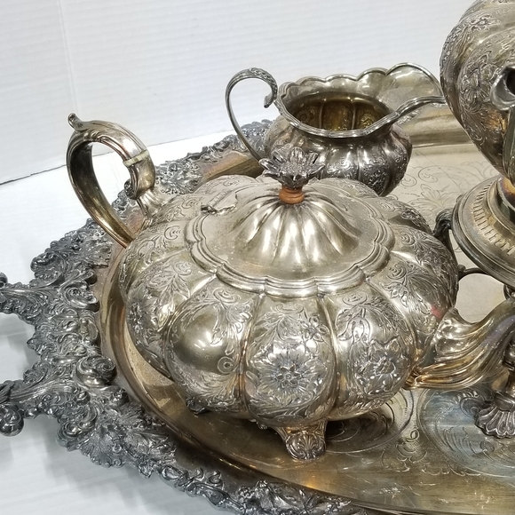 Antique | Dining | Amazing Rare Antique Victorian Repousse Silver ...